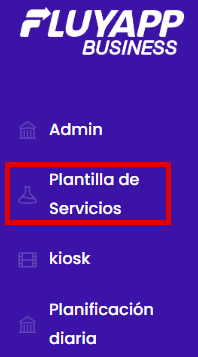 Plantilla de servicios - Fluyapp Business